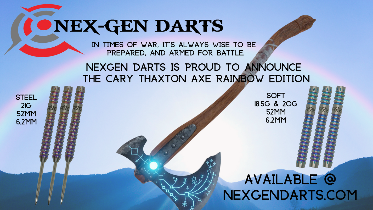 Axe Cary Thaxton Rainbow Model – Nex-Gen Darts